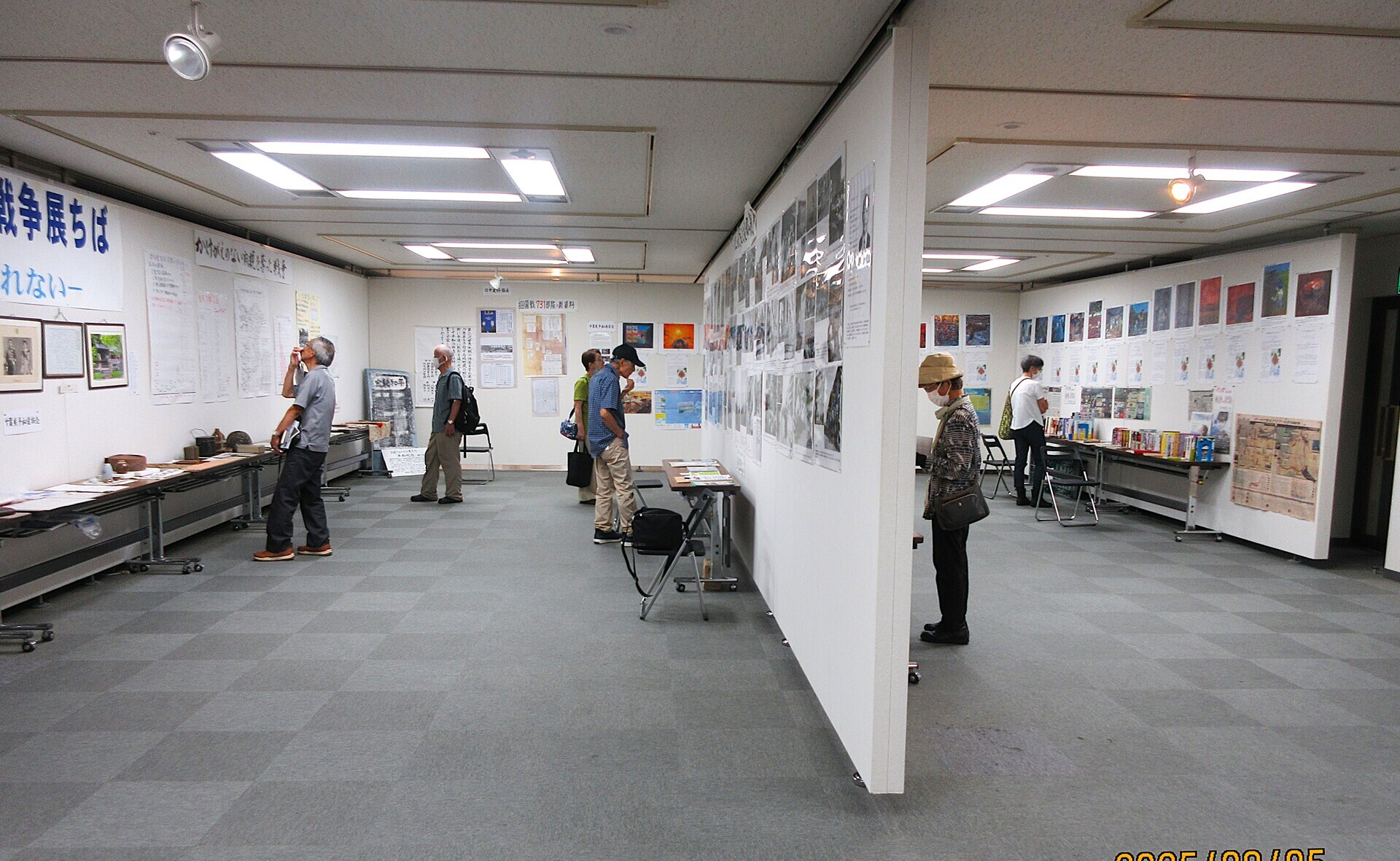 台風最接近のなか、戦争展ちばの講演会に30人 : 小松実のひとりごと